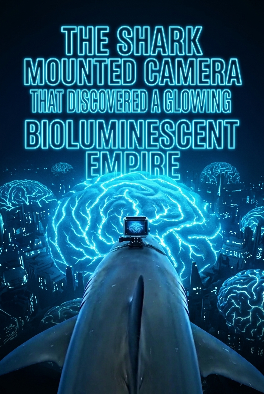 The Shark Mounted Camera That Discovered a Glowing Bioluminescent ...