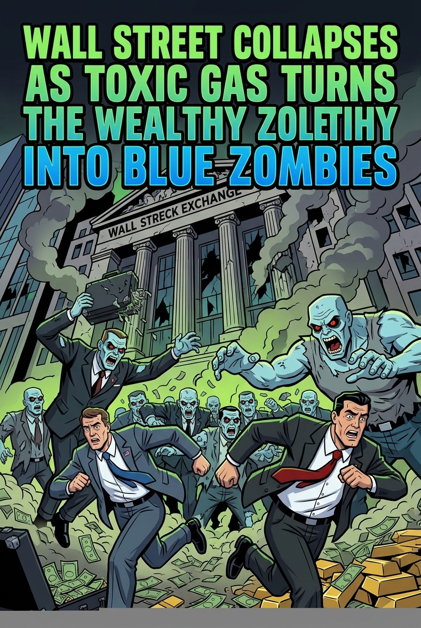 Wall Street Collapses as Toxic Gas Turns the Wealthy into Blue Zombies ...