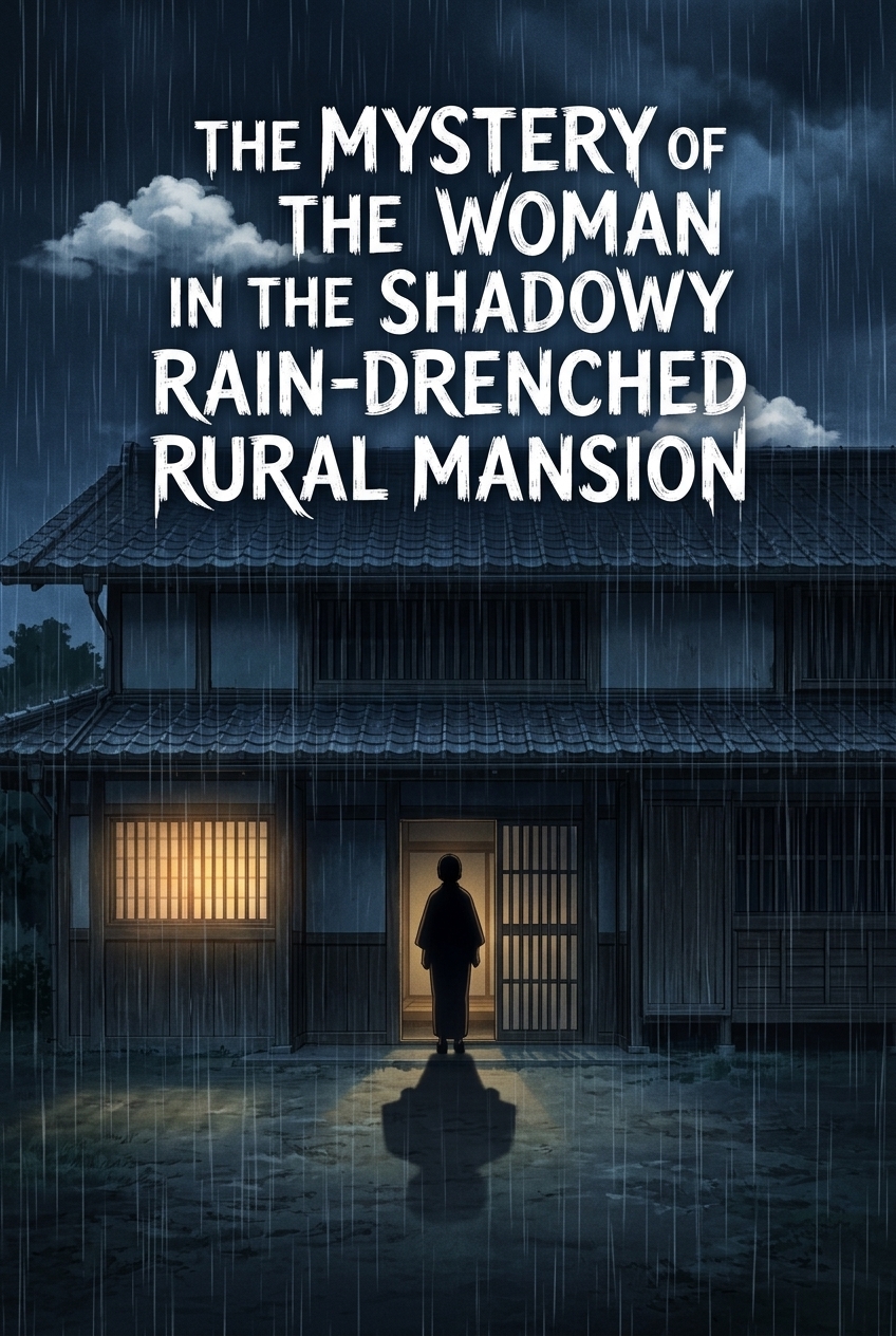 The Mystery of the Woman in the Shadowy Rain Drenched Rural Mansion ...